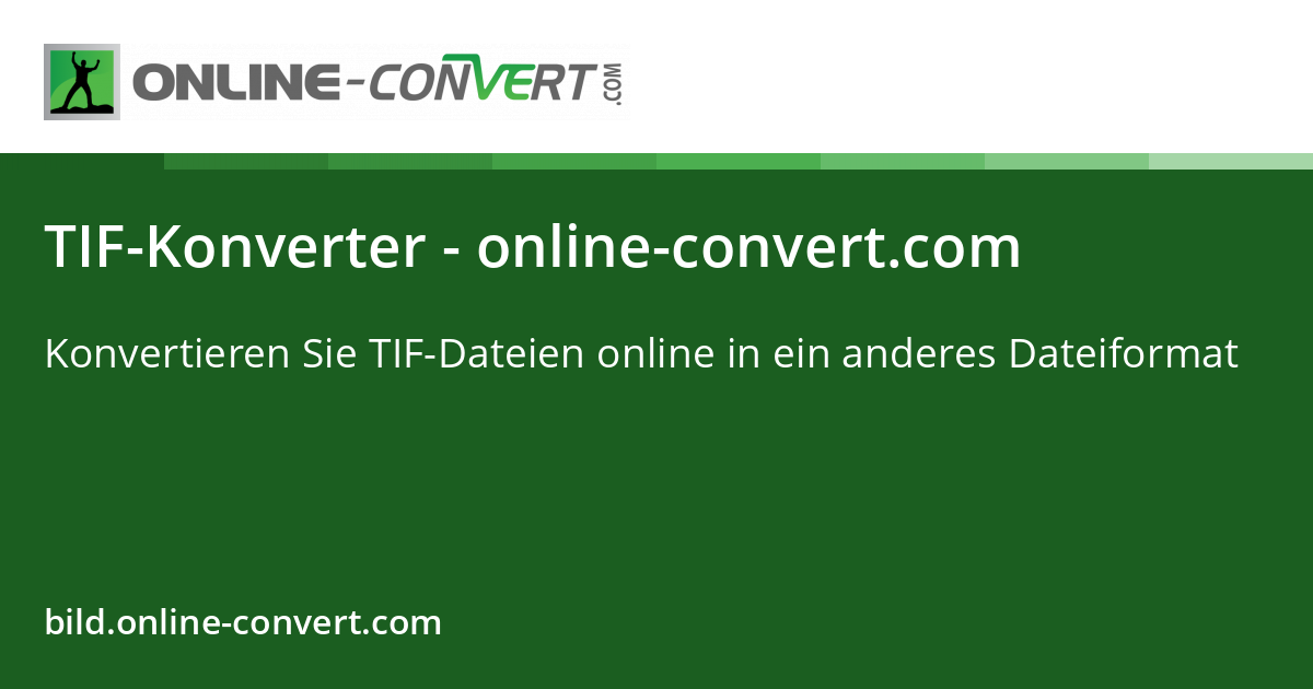 TIF-Konverter - online-convert.com