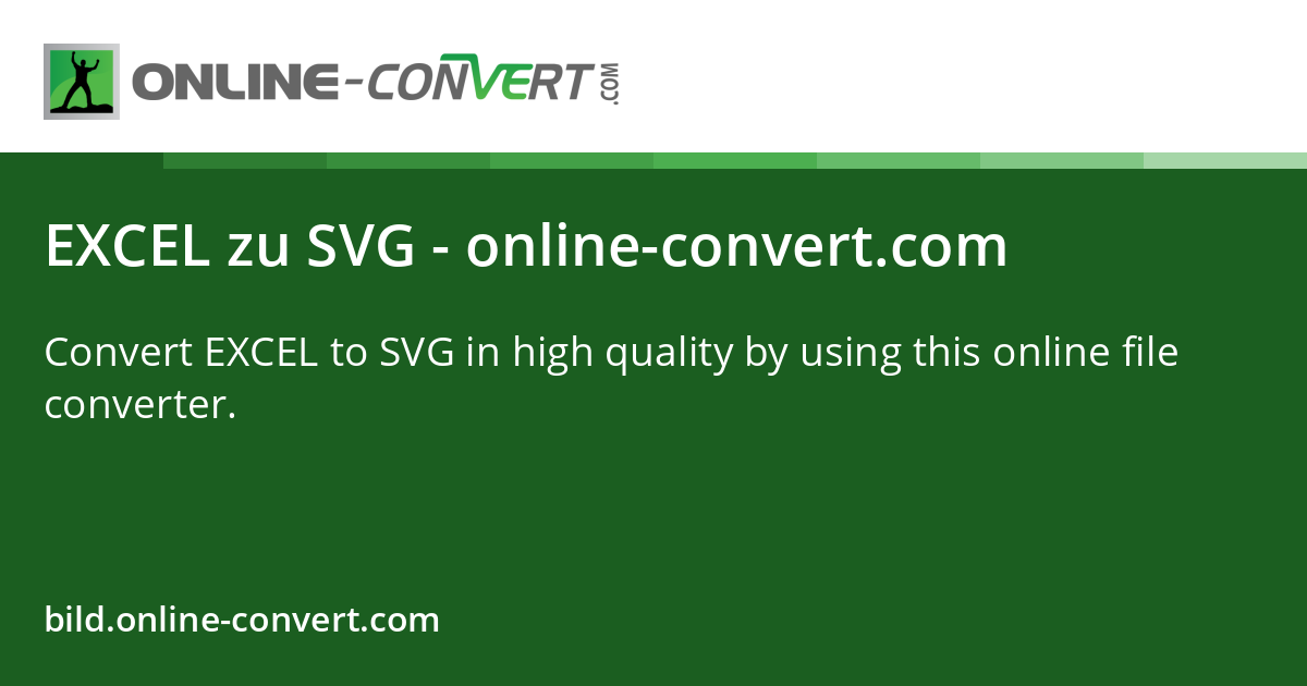 EXCEL bis SVG - online-convert.com