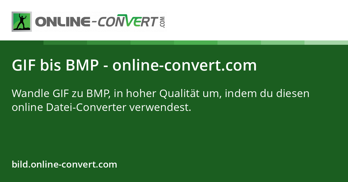GIF zu BMP - online-convert.com