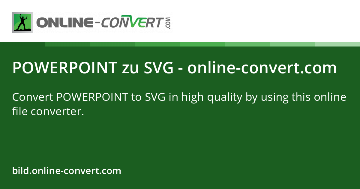 POWERPOINT zu SVG - online-convert.com