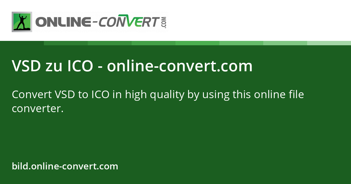 VSD zu ICO - online-convert.com